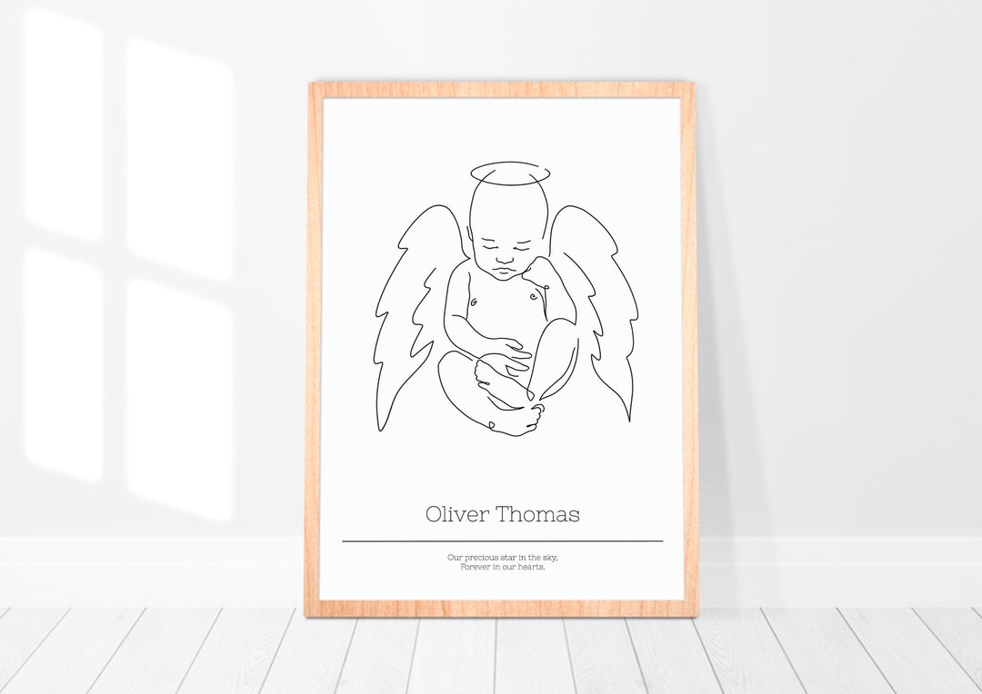 CUSTOM BABY LOSS Memorial, Miscarriage Gift, Stillborn Loss Keepsake ...