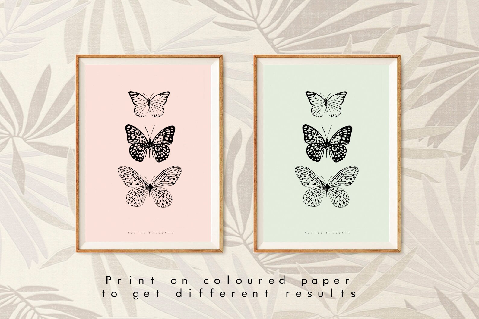 BUTTERFLY ART PRINT Monarch Printable Nature Study | Etsy