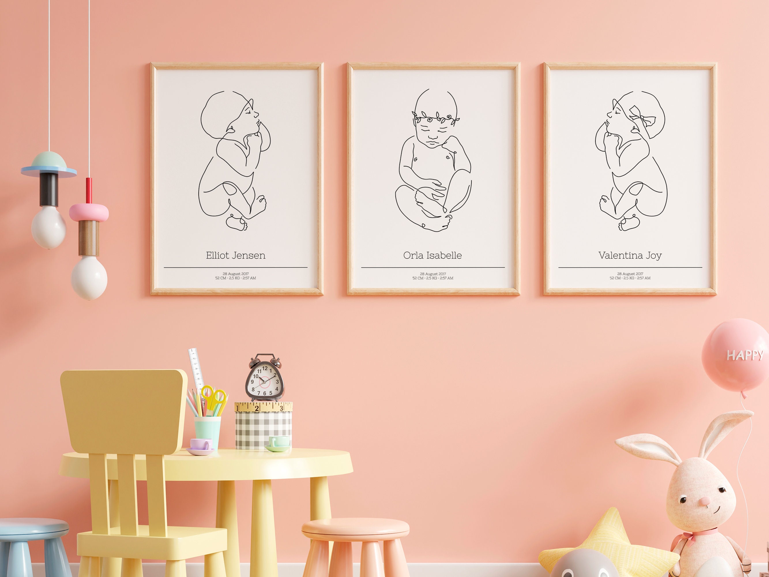 PERSONALIZED BIRTH POSTER Birth poster scale Custom made | Etsy