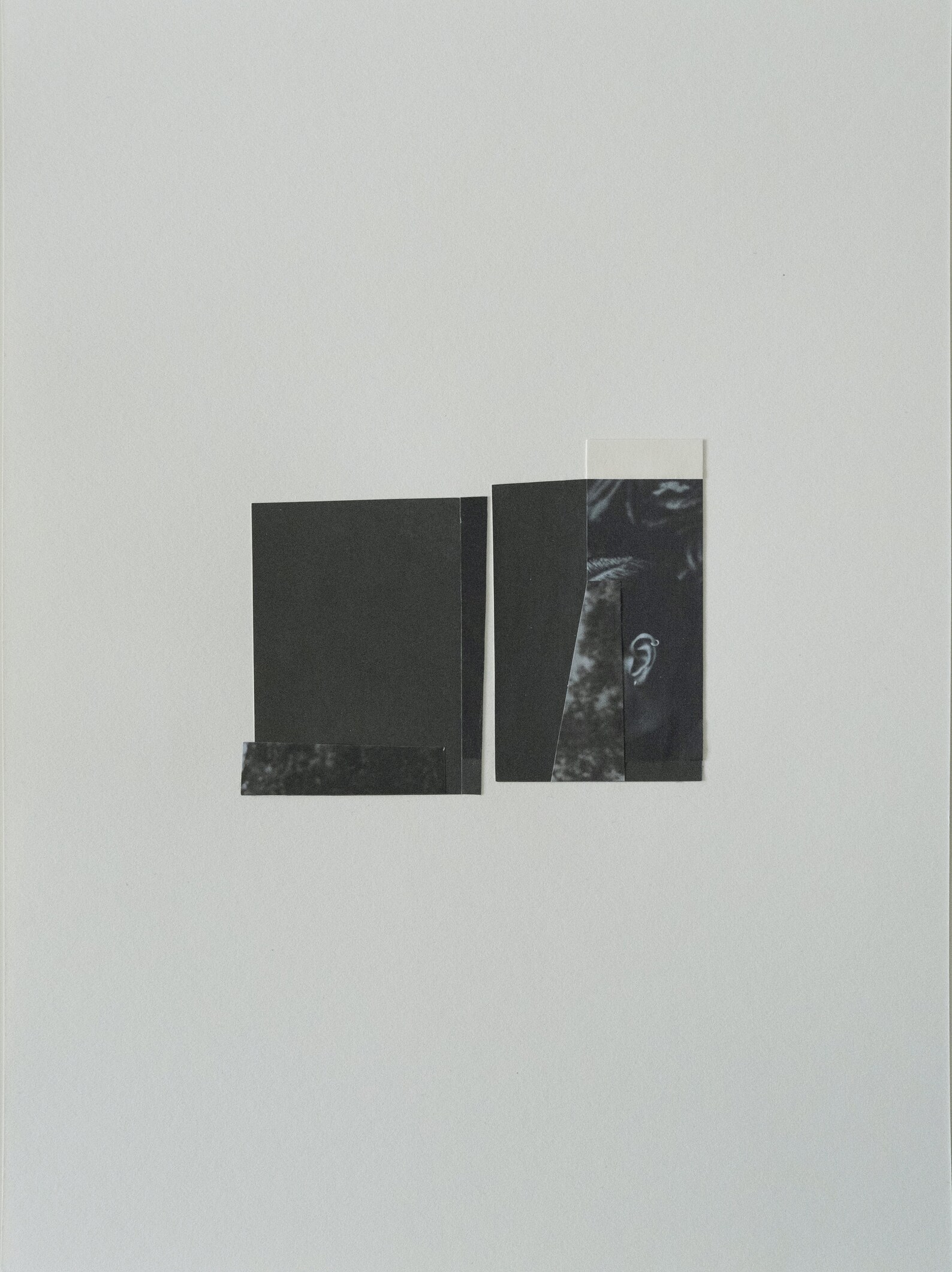 Minimalist Collage on Paper Original Analog Collage Paper - Etsy