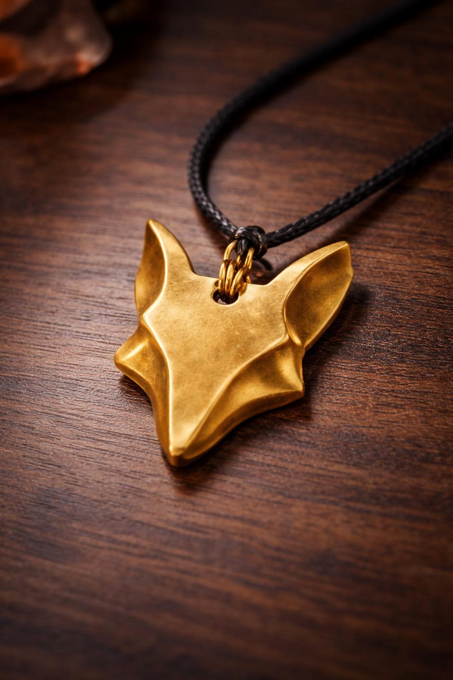 Fox Head Pendant | Gold Fox Pendant | Silver Fox Pendant | Fox Pendant ...