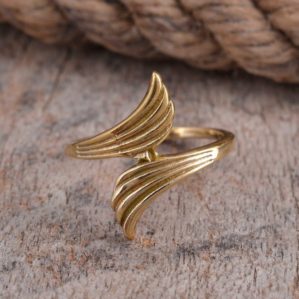 Angel Wings Ring - Etsy