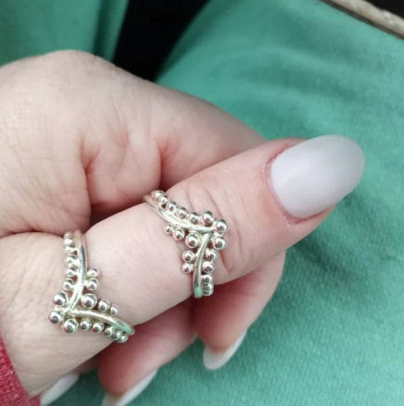 EDS Hypermobility DIP Finger Ring Splint Adjustable Sterling Silver ...