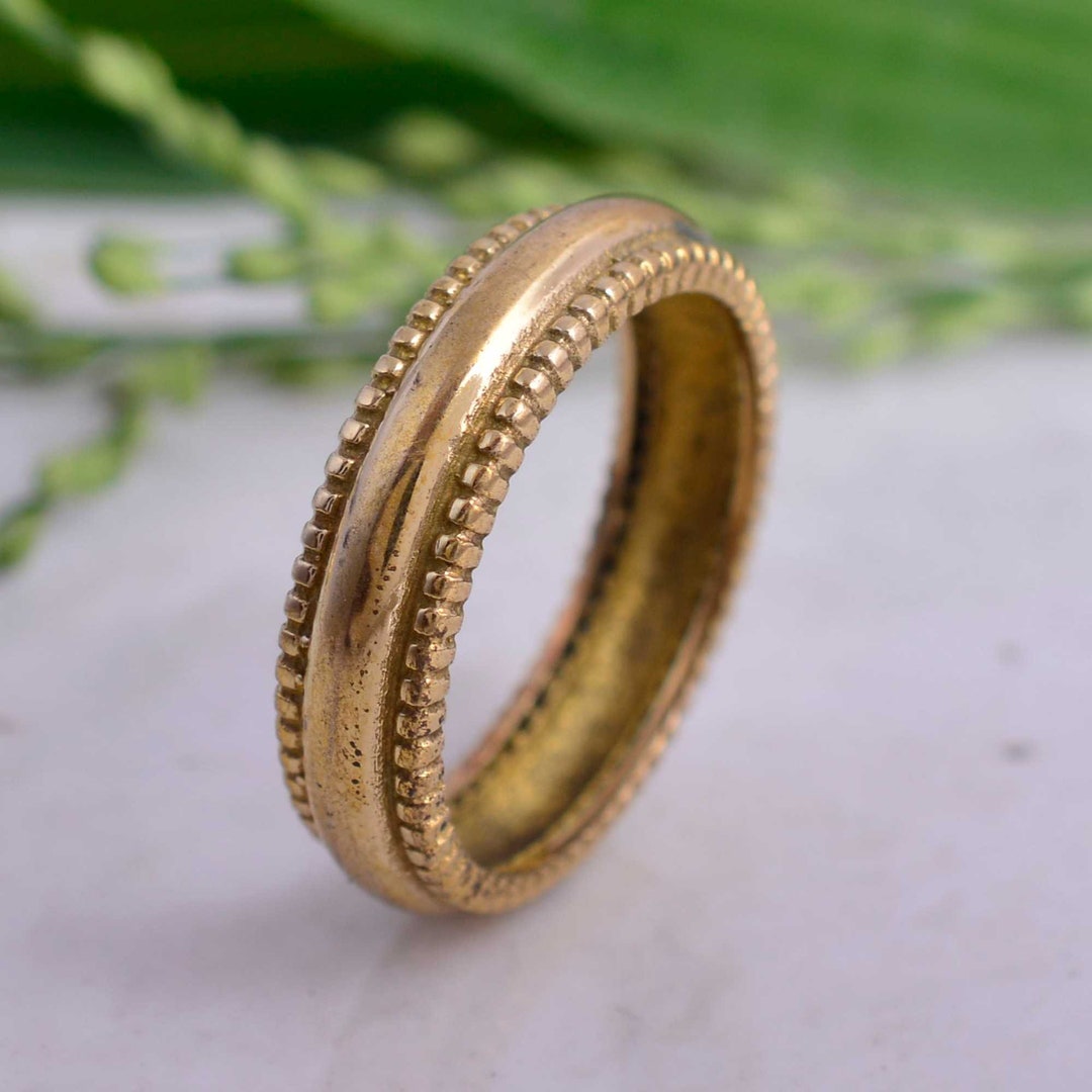 Plain Round Brass Ring, Handmade Ring, Minimalist Ring, Handmade ...