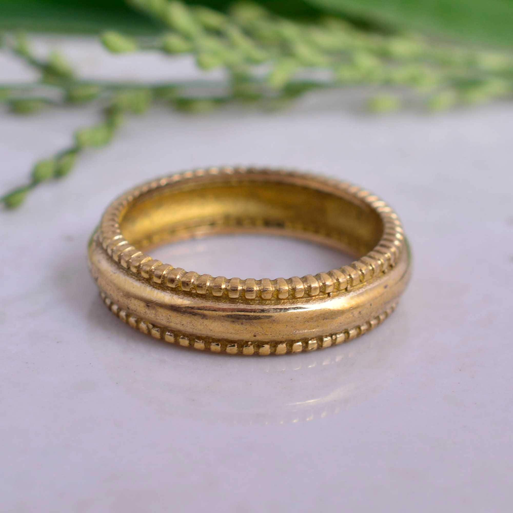 Plain Round Brass Ring, Handmade Ring, Minimalist Ring, Handmade ...