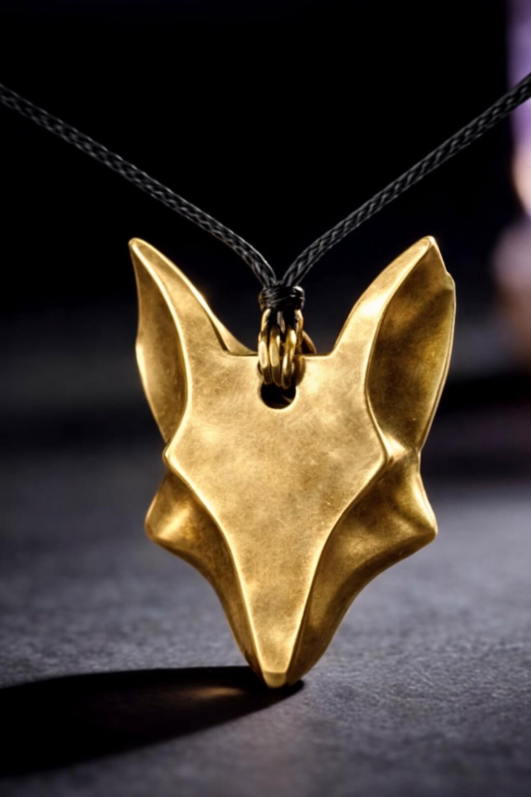 Fox Head Pendant | Gold Fox Pendant | Silver Fox Pendant | Fox Pendant ...