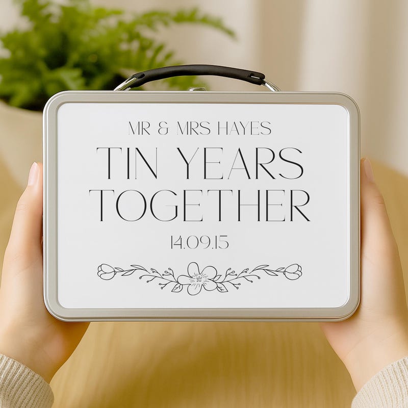 Large Tin Box - Etsy
