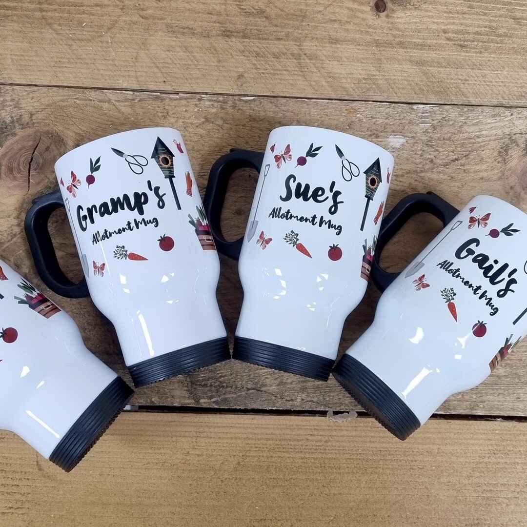 Personalised Allotment Thermal Mug: Gardener Gift - Etsy