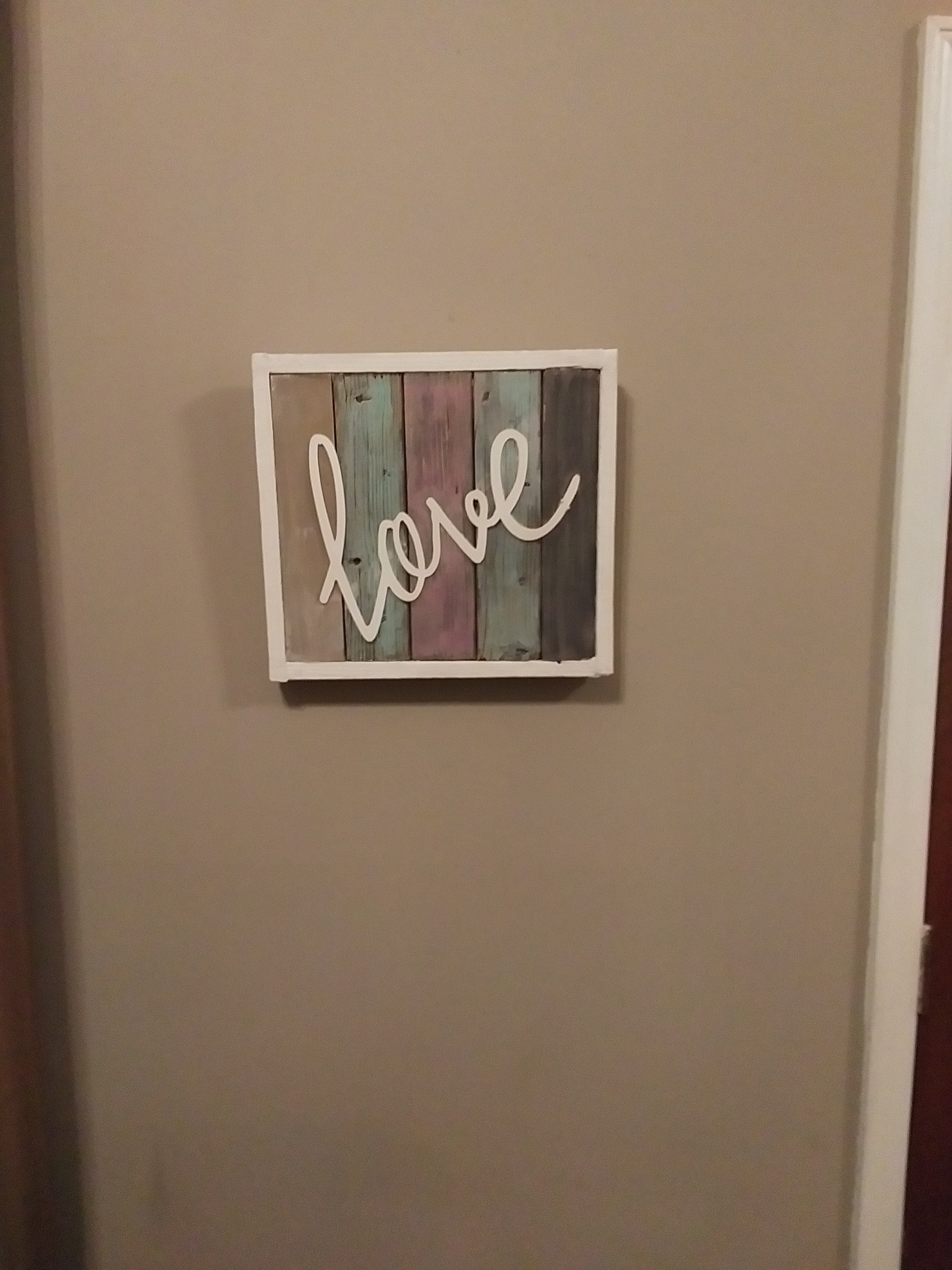 Rustic Reclaimed Wood Love Sign. Rustic. Farmhouse.home Decor. Cabin - Etsy