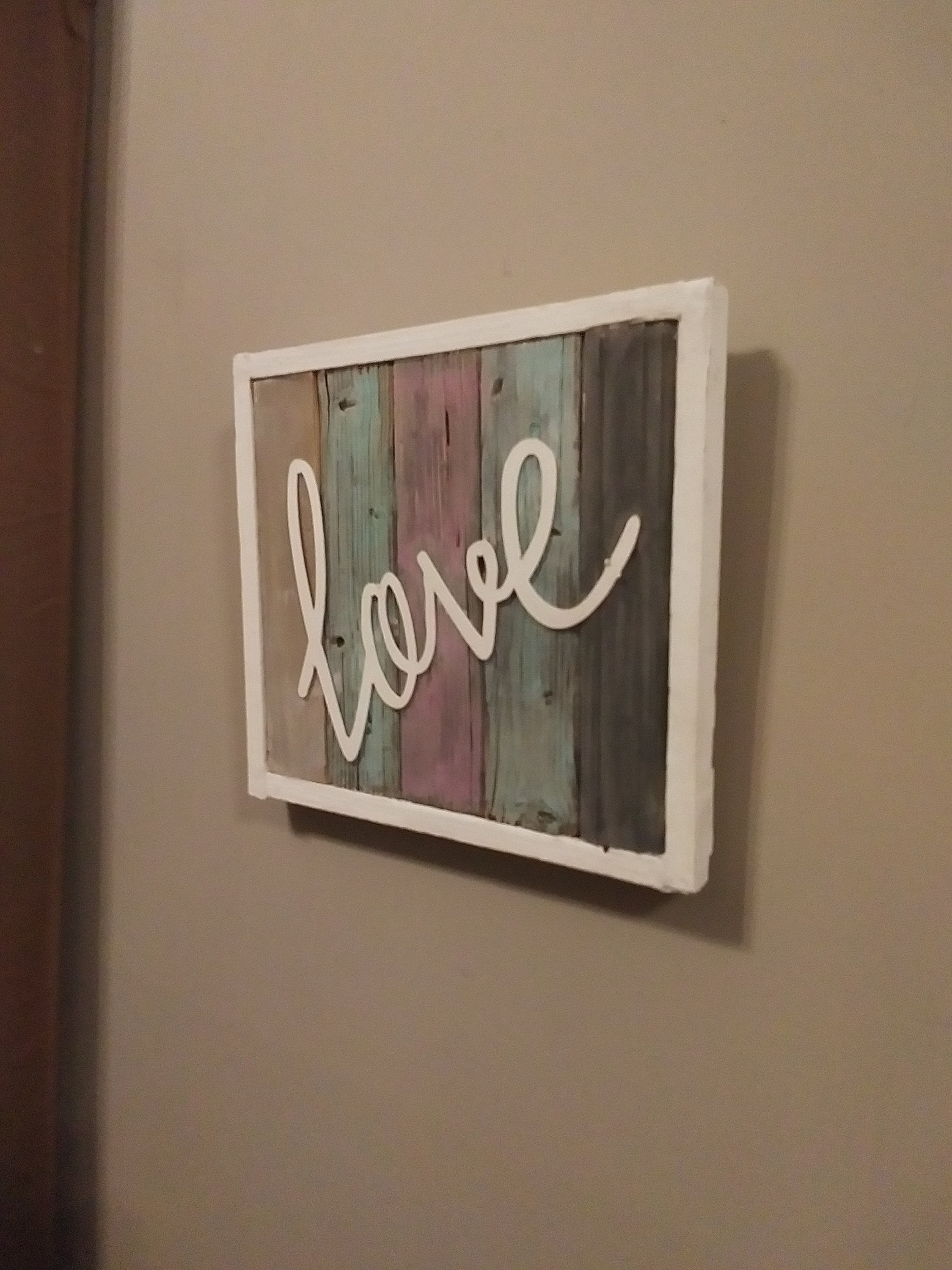 Rustic Reclaimed Wood Love Sign. Rustic. Farmhouse.home Decor. Cabin - Etsy