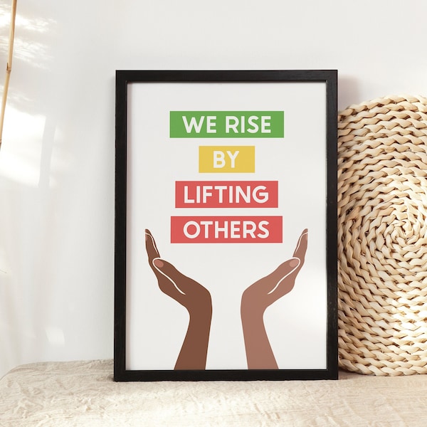 We Rise by Lifting Others - Etsy