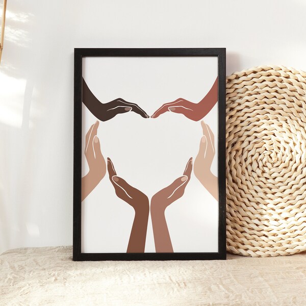 Diversity Wall Art - Etsy