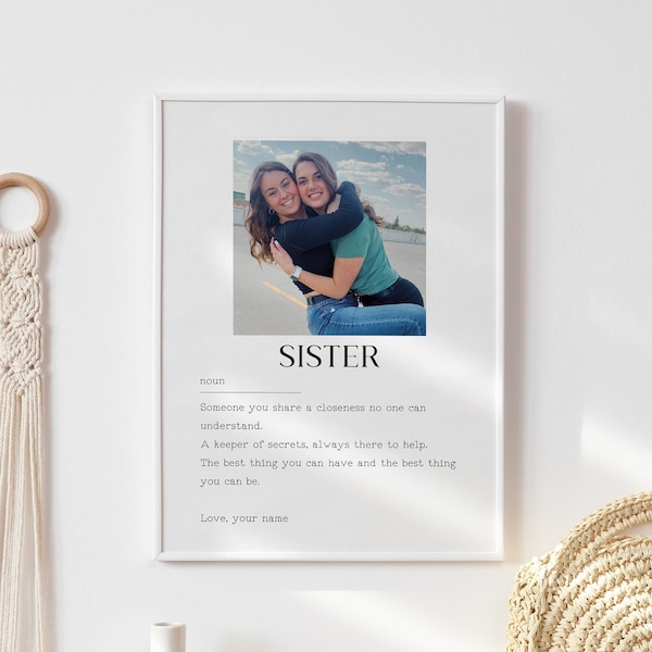 Sister Quote Print - Etsy