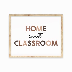 Home Sweet Classroom,classroom Art Print,homeschool Print,inclusive ...
