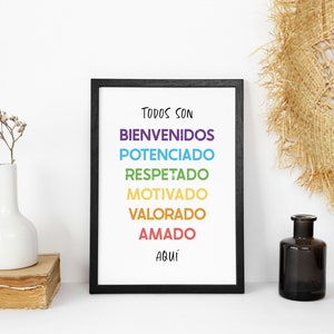 Spanish Classroom Decor,diversity Poster Bundle,equality Set of 4 ...
