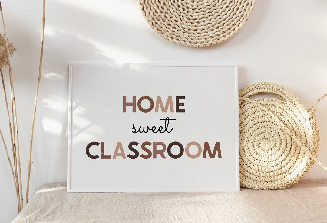 Home Sweet Classroom,classroom Art Print,homeschool Print,inclusive ...