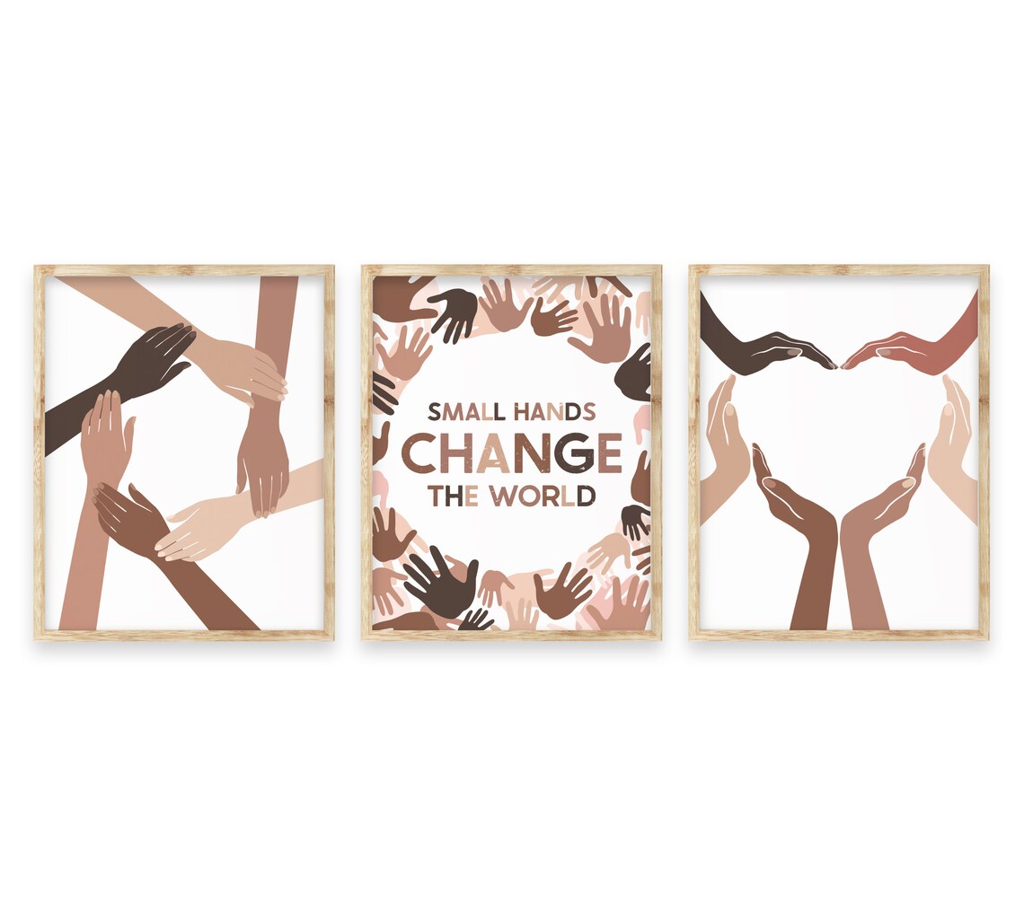 Diversity Poster Bundleequality Set of 3 Printsequality | Etsy