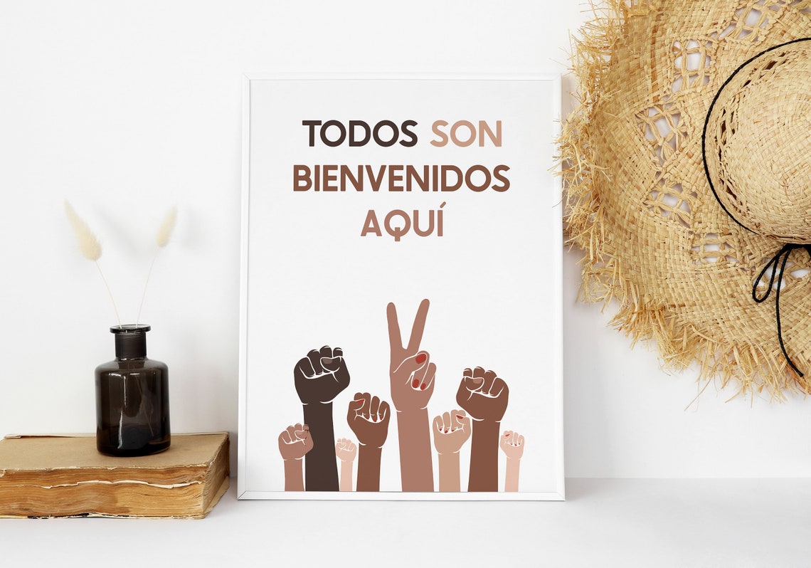 Spanish Classroom Decor,diversity Poster Bundle,equality Set of 6 ...