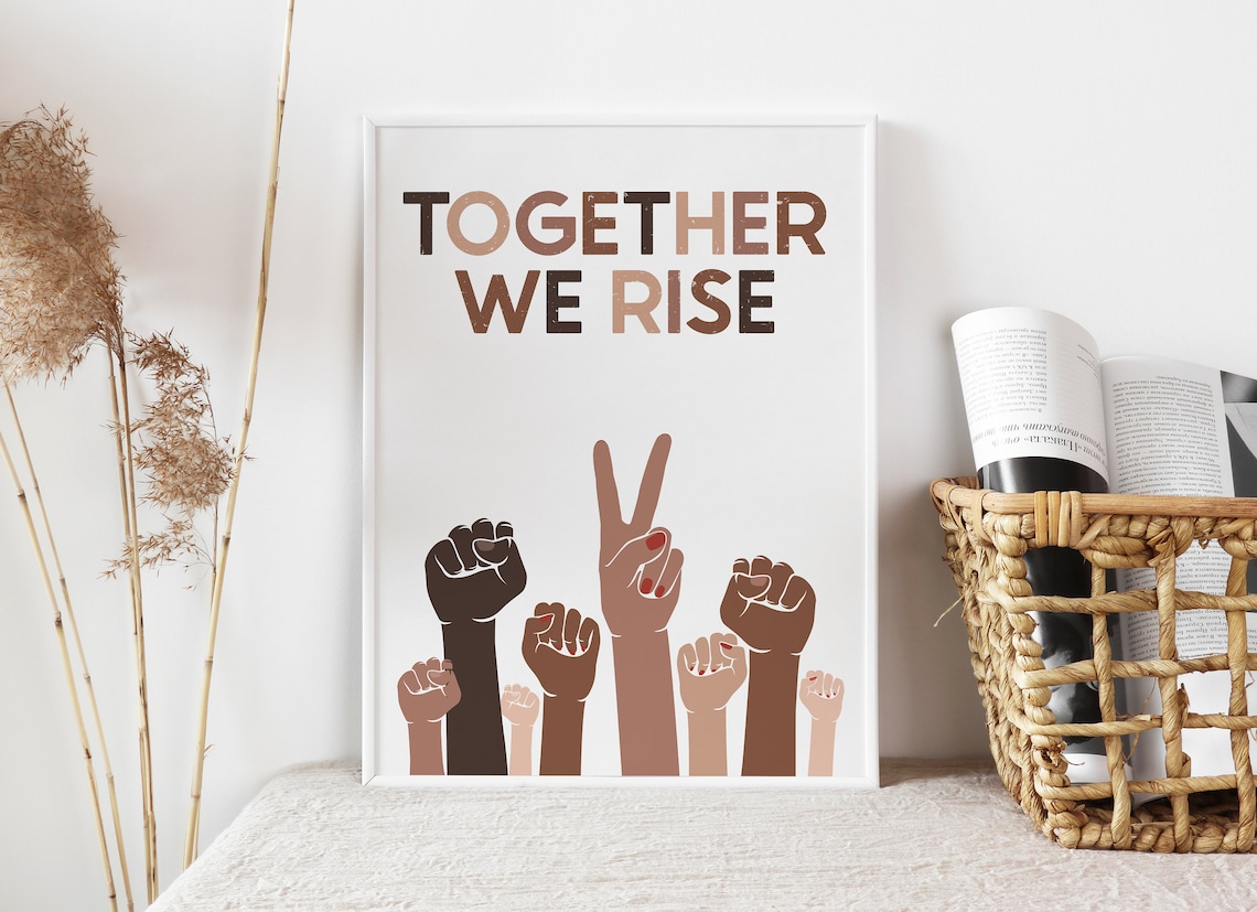 Diversity Poster Bundle,equality Set of 2 Prints,human Equality Art ...