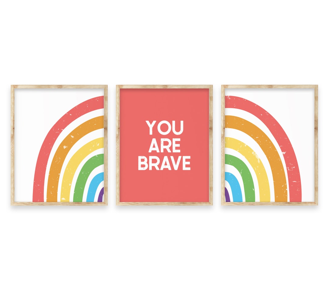 Classroom Poster Bundle,classroom Set of 3 Prints,rainbow Classroom ...