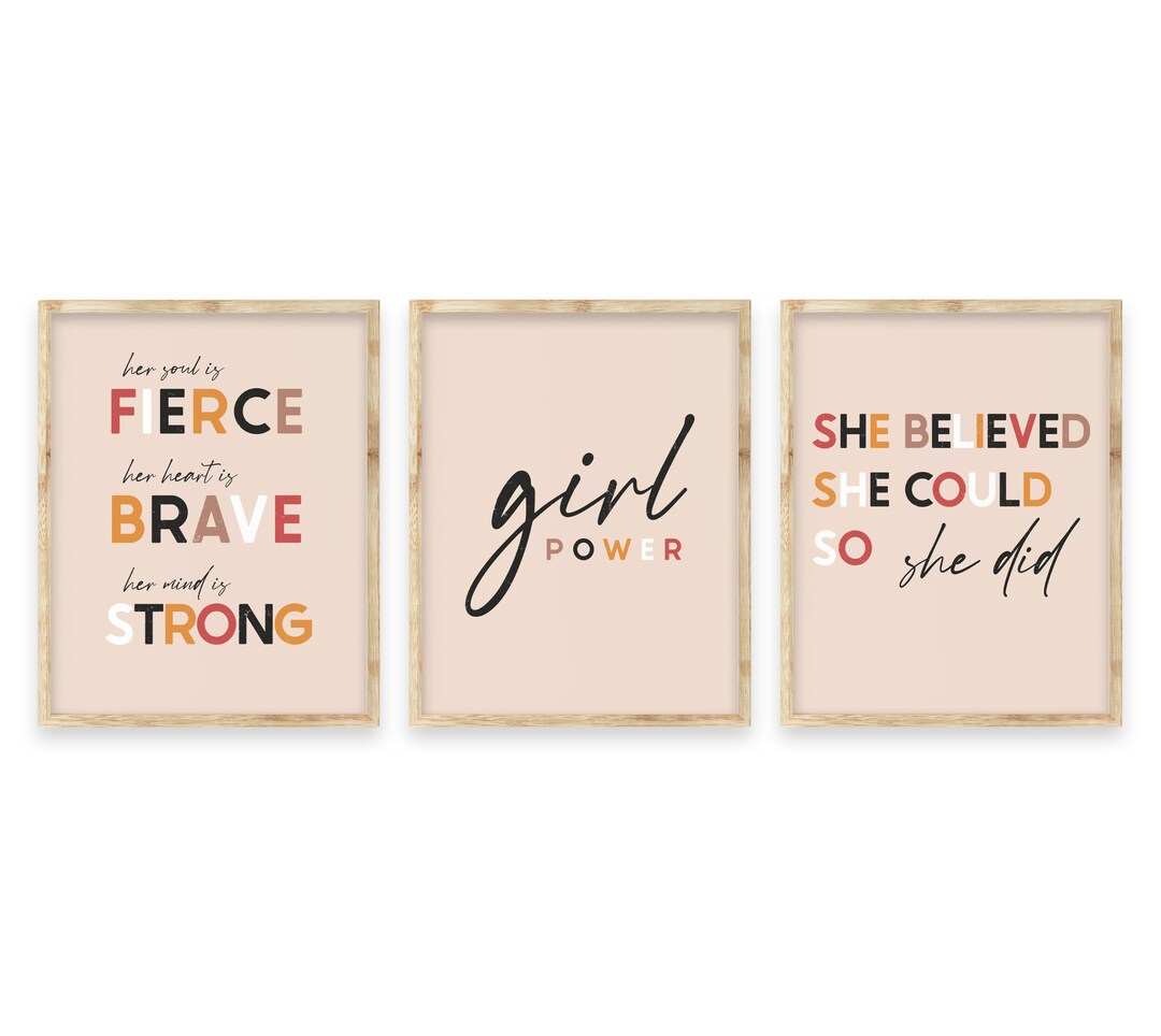 Feminist Poster Bundle,feminist Gallery Wall,empowered Women Poster Set ...