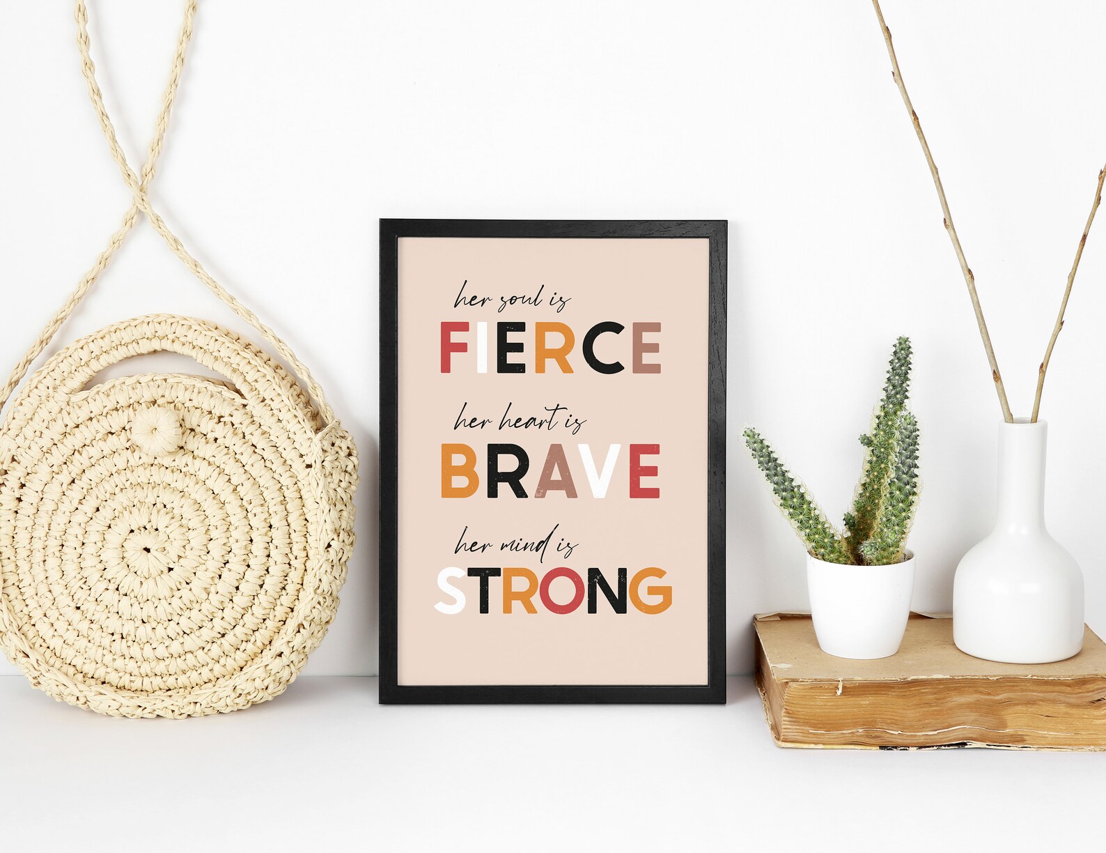 Her Soul is Fierce Her Heart is Brave Her Mind is StrongBoho | Etsy