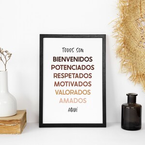 Spanish Classroom Decor,diversity Poster Bundle,equality Set of 6 ...