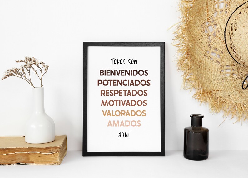 Spanish Classroom Decor,diversity Poster Bundle,equality Set of 6 ...