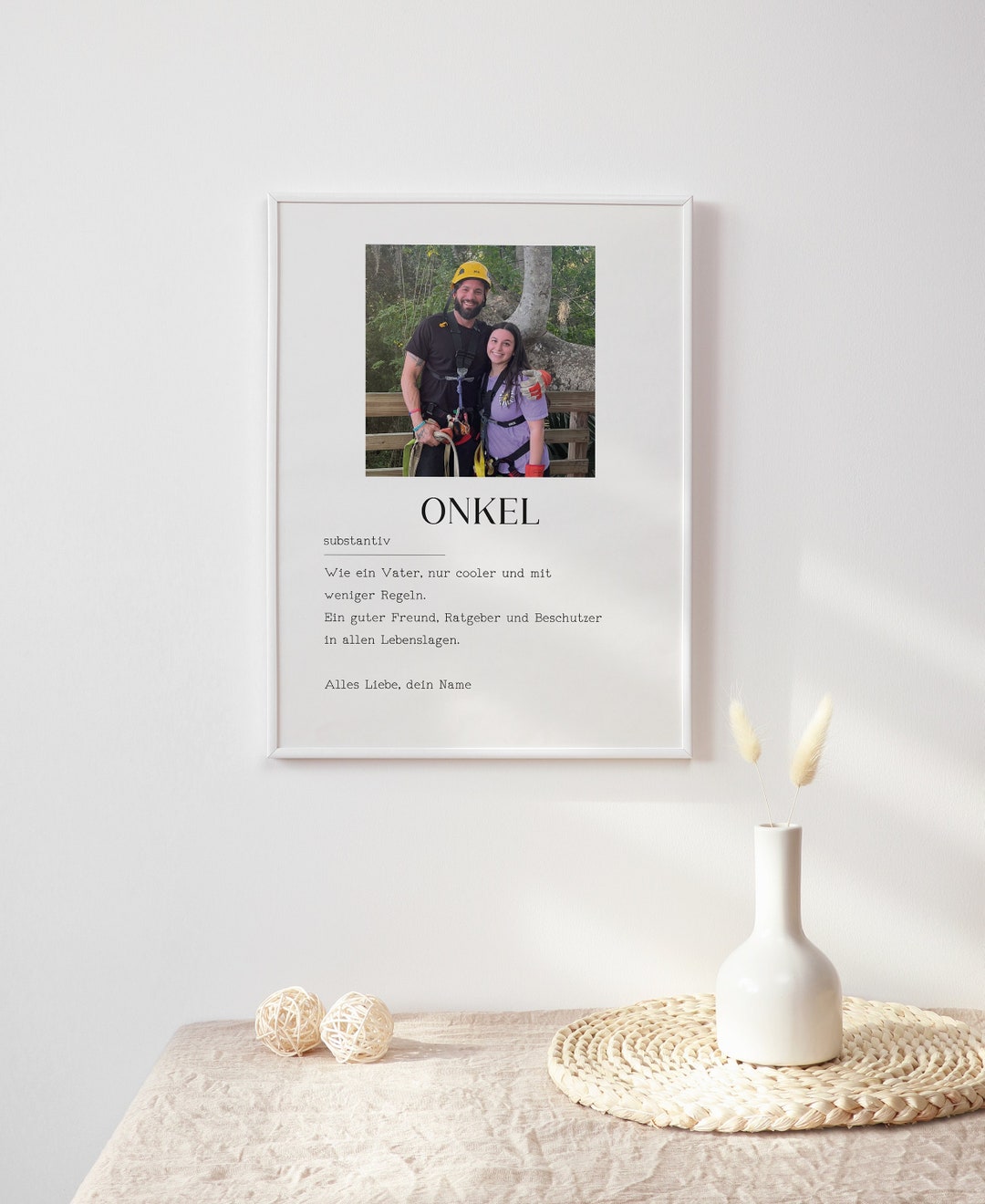 Geschenk für Onkel,Onkel Definition Poster,Benutzerdefinierte Geschenk ...