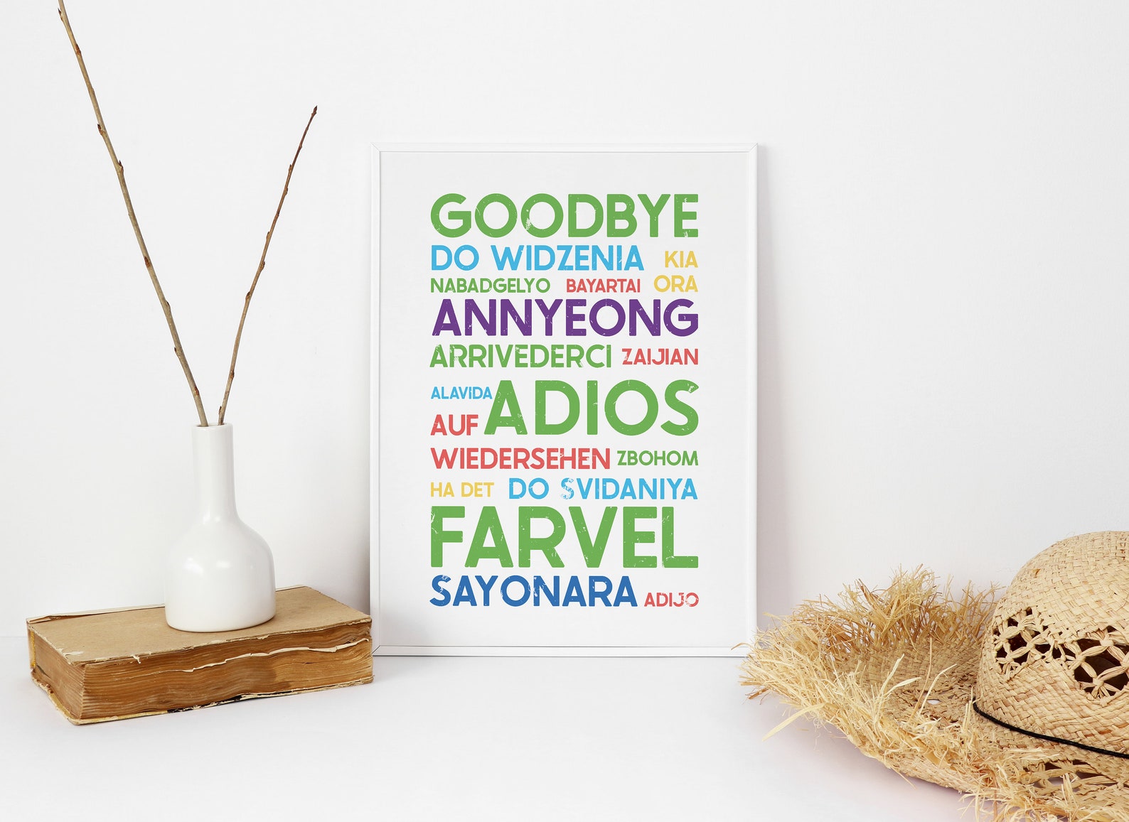 Goodbye in Different Languagesgoodbye Printable - Etsy
