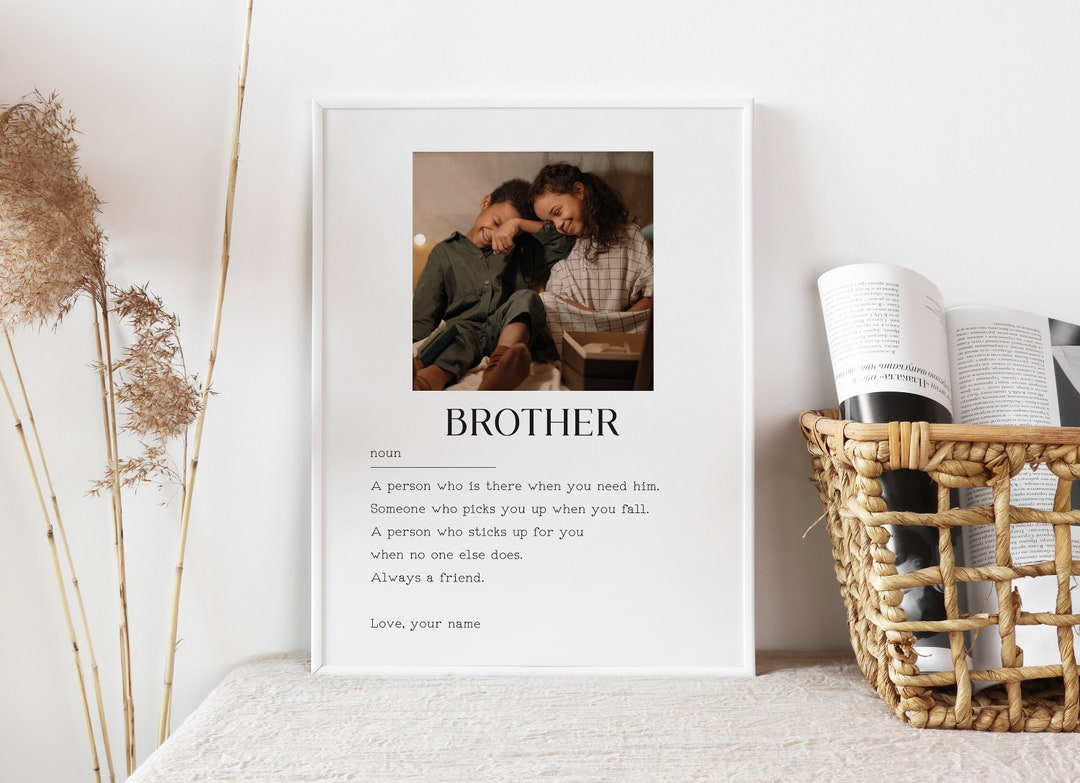 Personalised Brother Definition,custom Brother Definition,brother ...