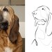 Custom Dog Portrait,custom Cat Portrait,one Line Pet Art,custom Dog ...