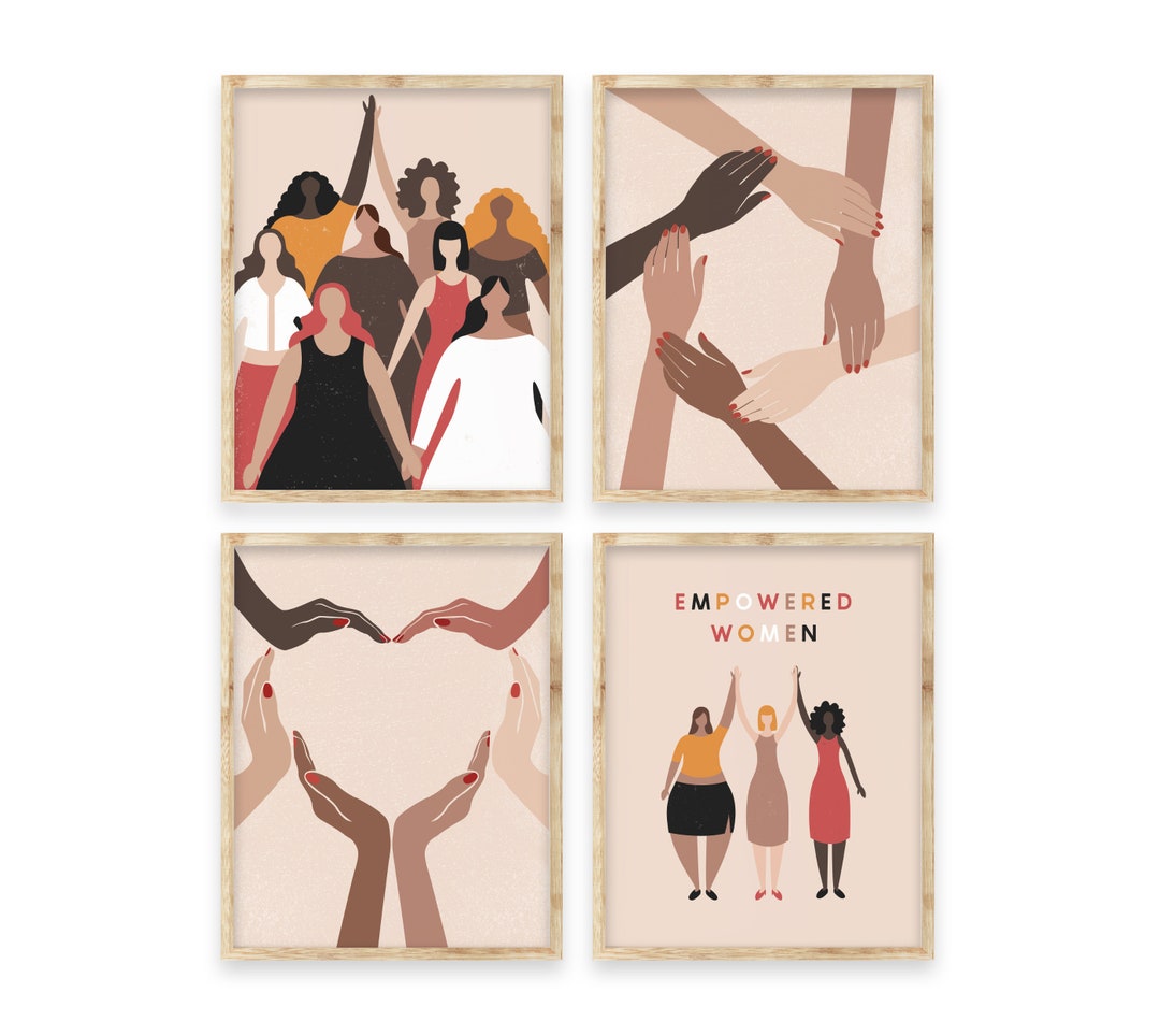 Feminist Poster Bundle,feminist Gallery Wall,empowered Women Poster Set ...