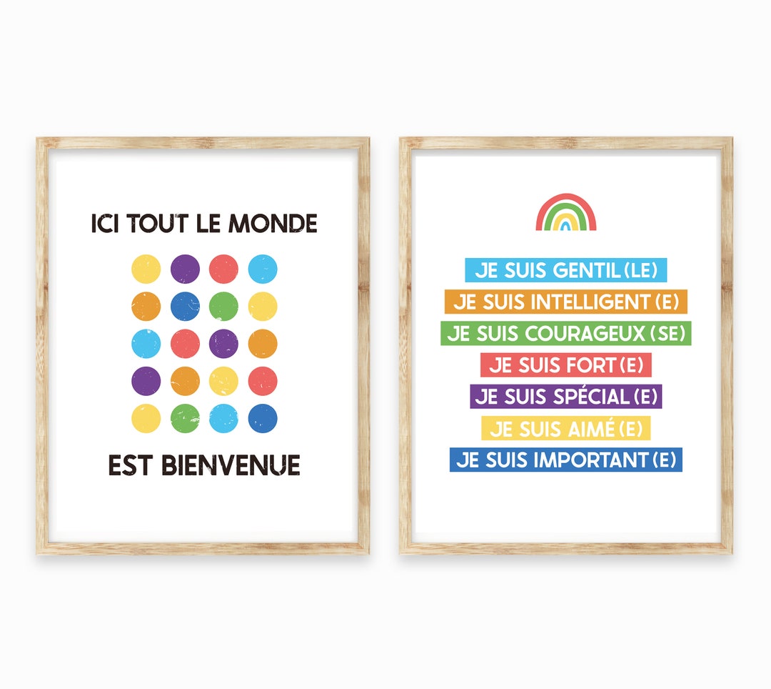 French Classroom Decor,diversity Poster Bundle,equality Set of 2 Prints ...