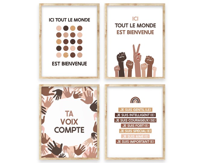 Diversity Poster Bundle,equality Set of 6 Prints,equality Poster Bundle ...