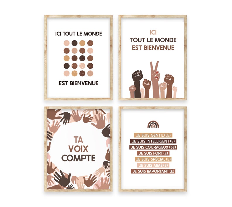 French Classroom Decordiversity Poster Bundleequality Set of - Etsy