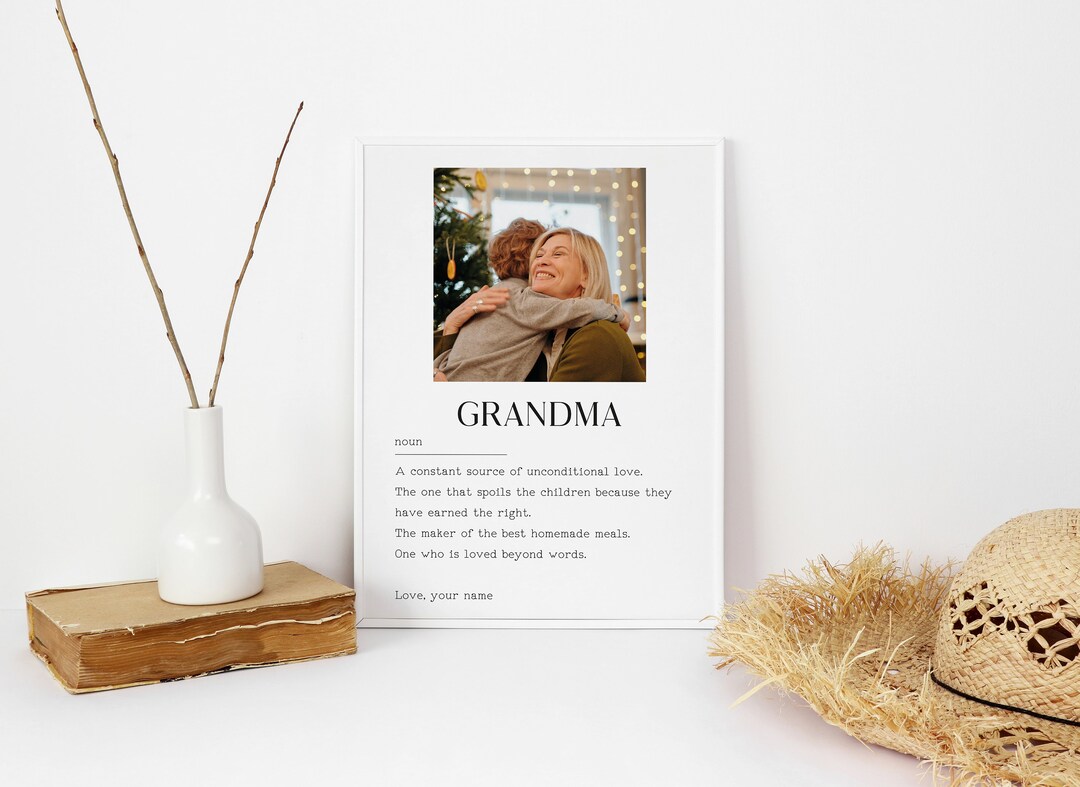 Personalised Grandma Definition Print,custom Grandma Definition ...