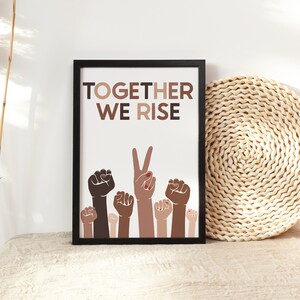 Diversity Poster Bundle,equality Set of 2 Prints,human Equality Art ...