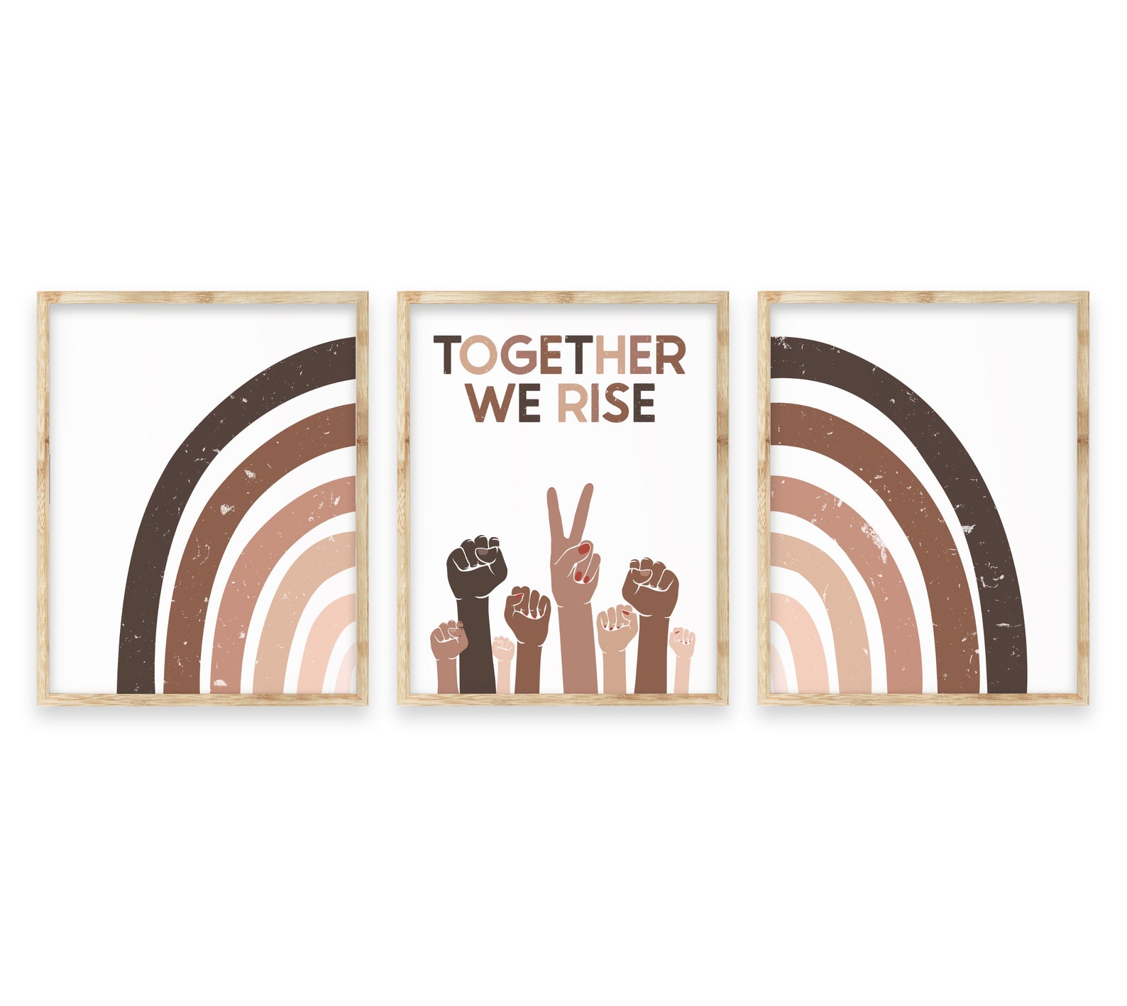 Equality Set of 3 Prints,equality Poster Bundle,human Equality Art ...
