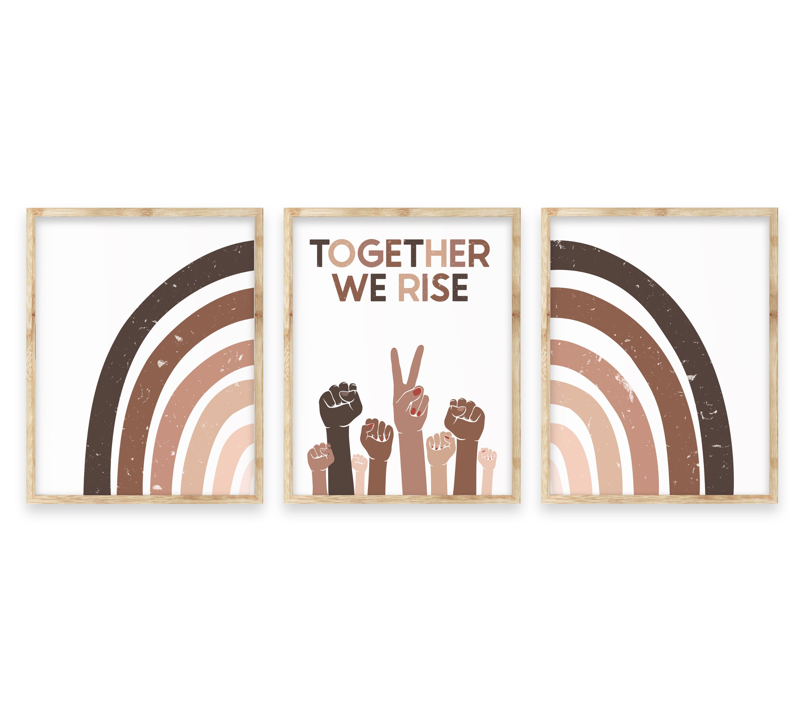Equality Set of 3 Prints,equality Poster Bundle,human Equality Art ...