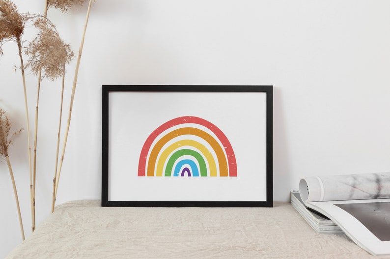 Classroom Poster Bundle,classroom Set of 6 Prints,rainbow Classroom ...