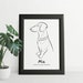 Custom Dog Portrait,custom Cat Portrait,one Line Pet Art,custom Dog ...