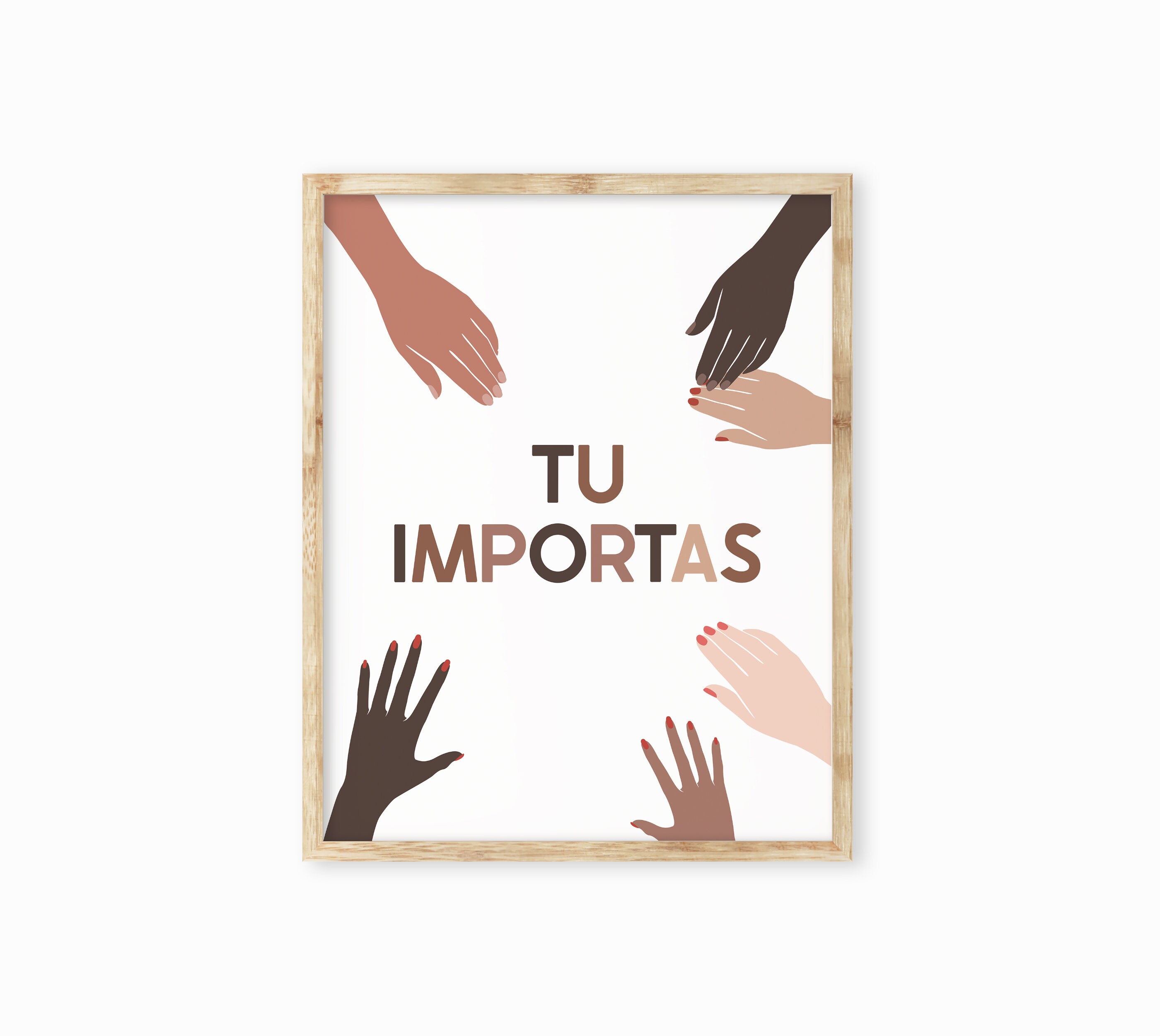 Tu Importas Poster,spanish Classroom Poster,diversity Classroom Print ...