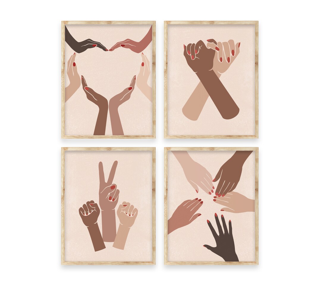 Feminist Poster Bundle,feminist Gallery Wall,empowered Women Poster Set ...