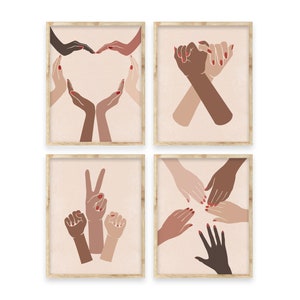 Feminist Poster Bundle,feminist Gallery Wall,empowered Women Poster Set ...