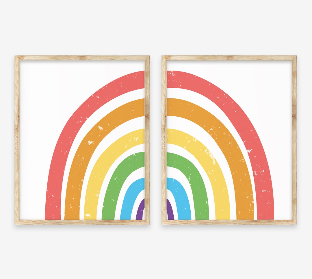 Classroom Poster Bundle,classroom Set of 2 Prints,rainbow Classroom ...