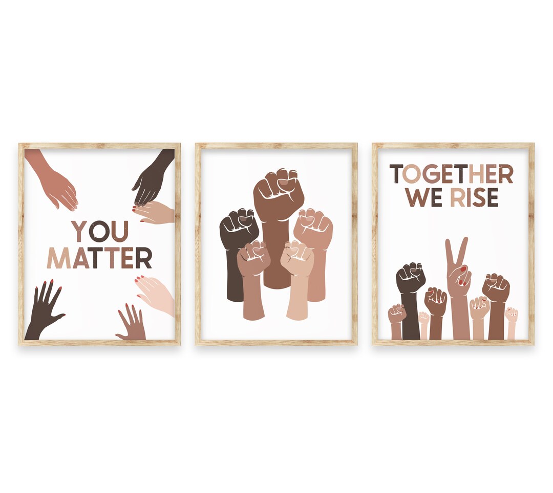 Diversity Poster Bundle,equality Set of 3 Prints,equality Poster Bundle ...