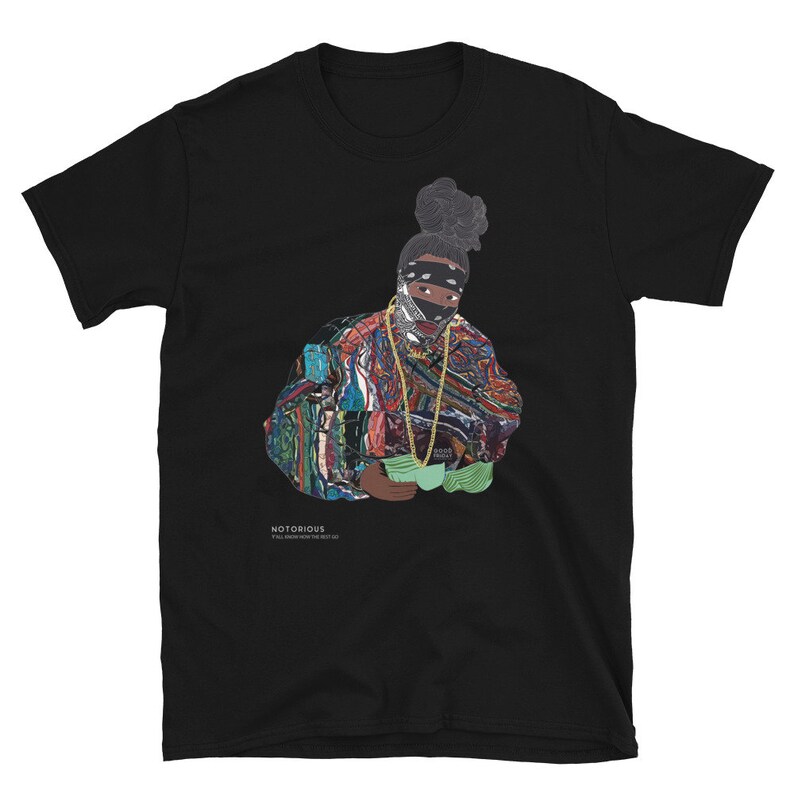 Notorious Masked Hip Hop Leikeli Female Rapper Illustrated - Etsy