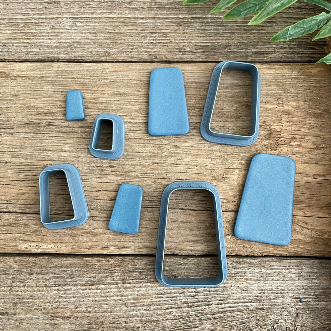 Inverted Rhomboid Polymer Clay Earring Cutter, Clay Mold, Jewellery ...