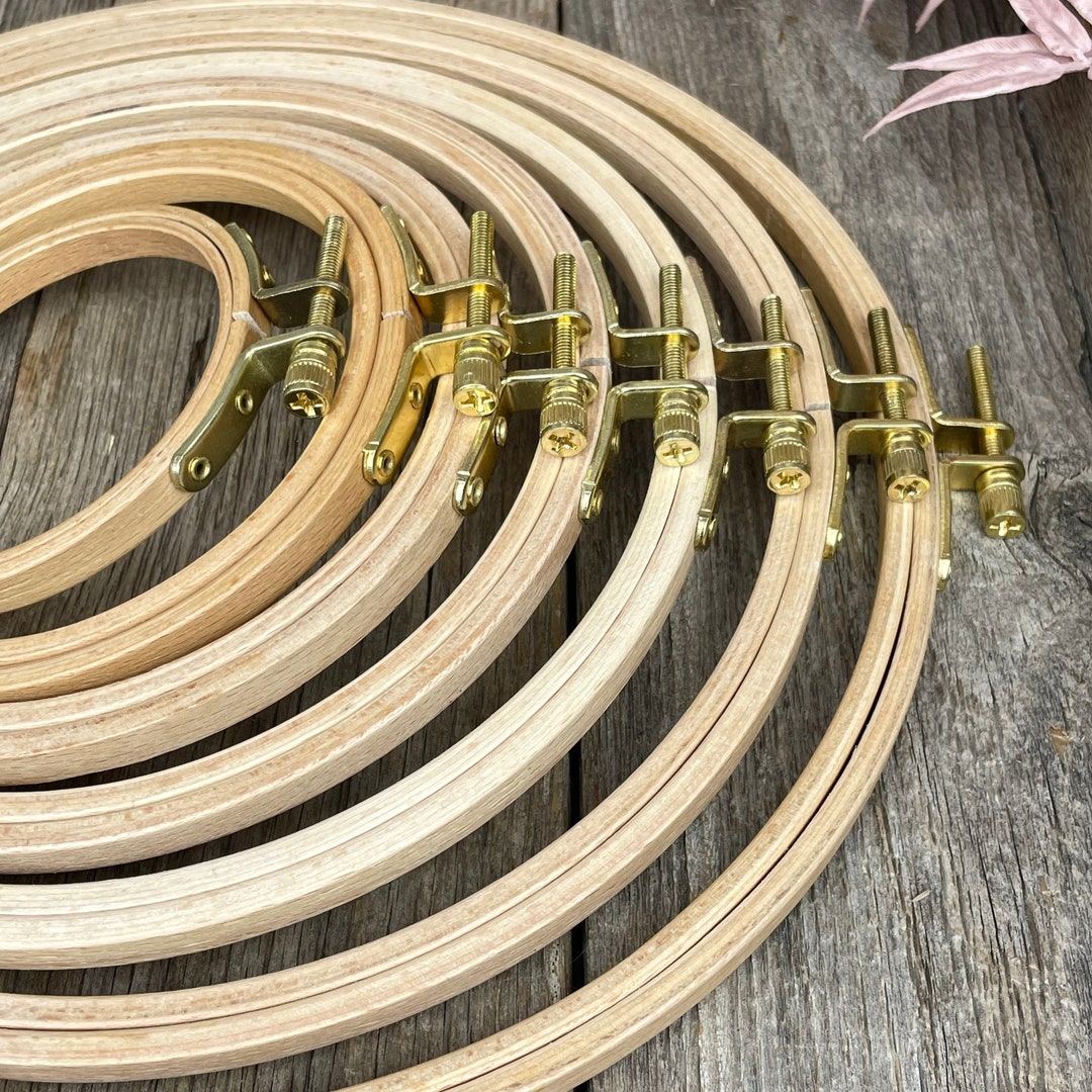 Beech Wood Embroidery Hoop, Hoop Art, Wooden Frame, Hand Embroidery ...